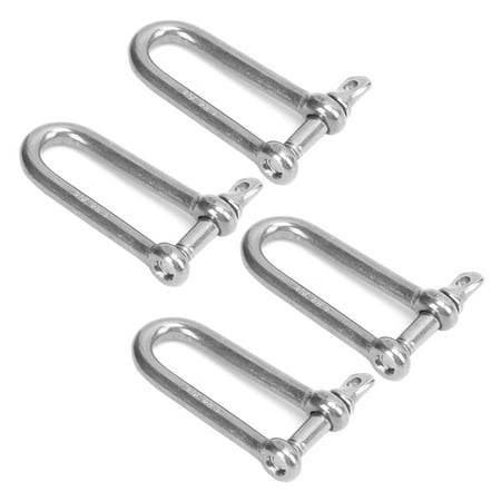 Tbest 4pcs Stainless Steel Lengthen U Type Shackle U Sling Screw Wire ...