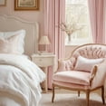 Dusty Pink Velvet Curtains - Luxury Room Darkening Thermal Insulated ...
