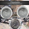 Pyle 1200W 3.25" Motorcycle ATV Handlebar Mount Amplifier Weatherproof ...