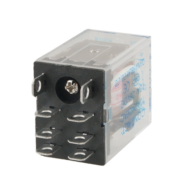 JQX-13F 10A/240VAC 10A/28VDC Contact 220V Coil Electromagnetic Relay w ...