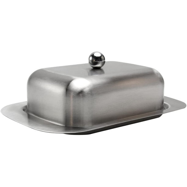 Butter Dish with Lid, Stainless Steel Butter Container, Durable Butter ...