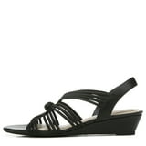 LifeStride Womens Yvette Strappy Wedge Sandals - Medium & Wide Width ...