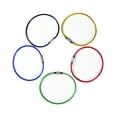 20pack Colored Nylon Coated Stainless Steel Wire Keychains 2mm 6.3 ...