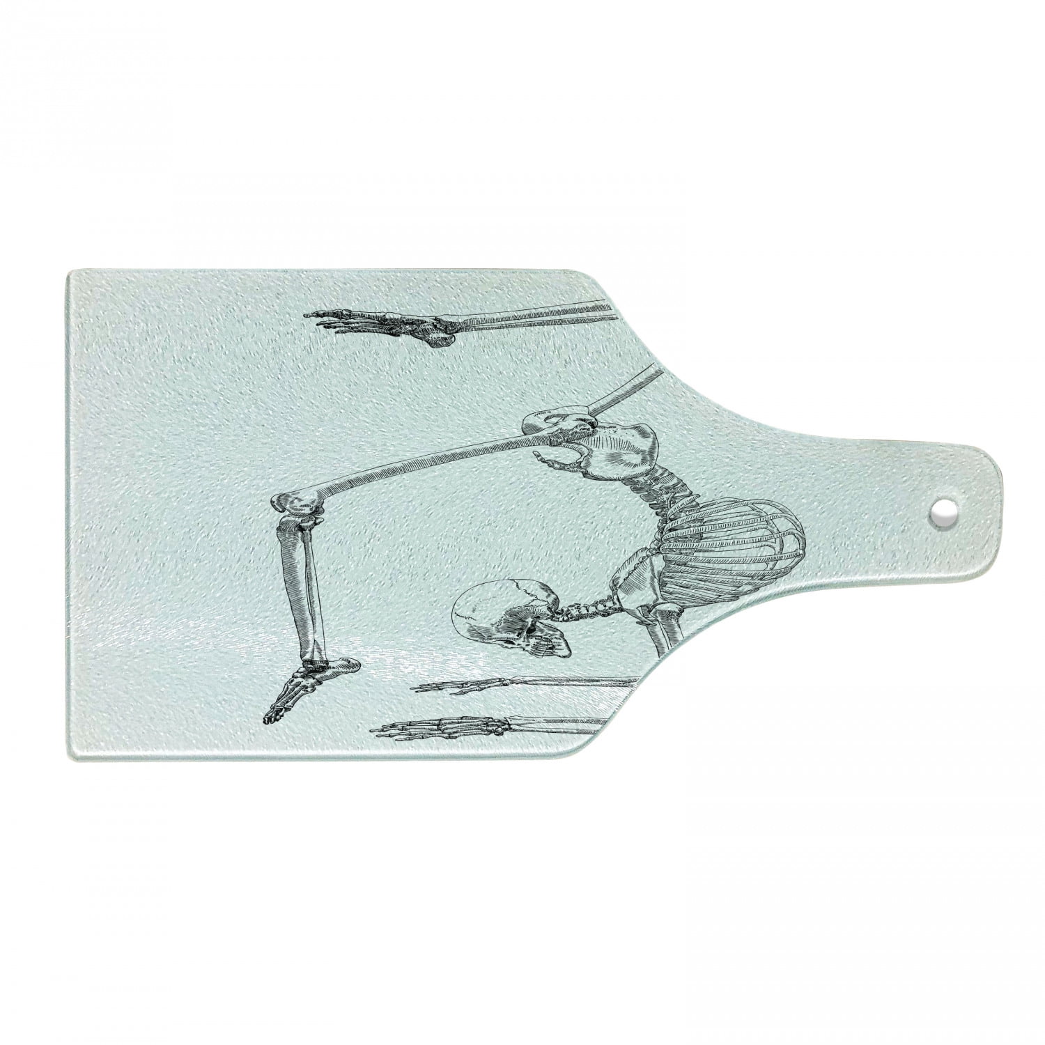 Bones Cutting Board, Hand Drawn Drawn Interpretation of a Skeleton ...