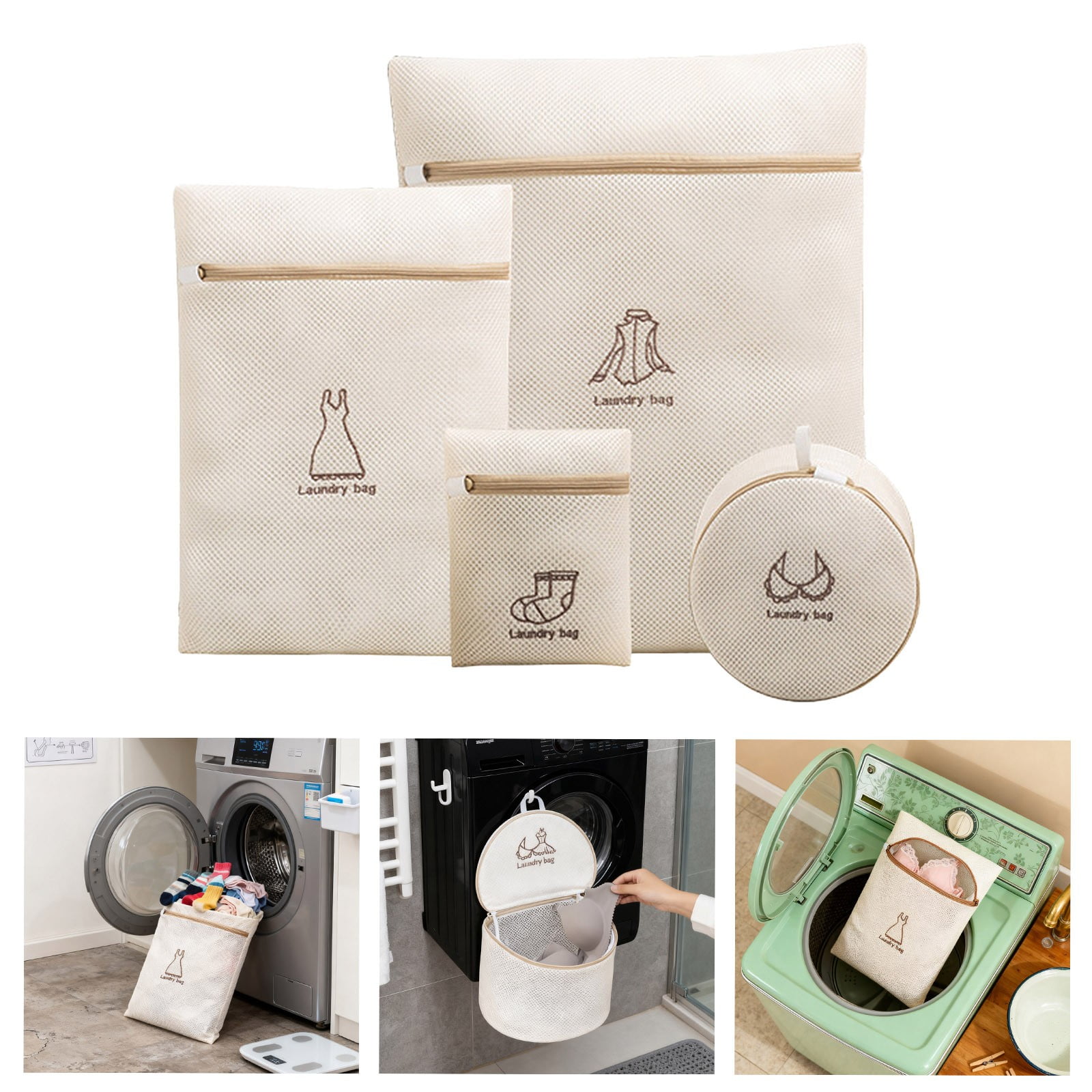 Click here for Uhnmki Large Mesh Laundry With Drawstring For Wash... prices