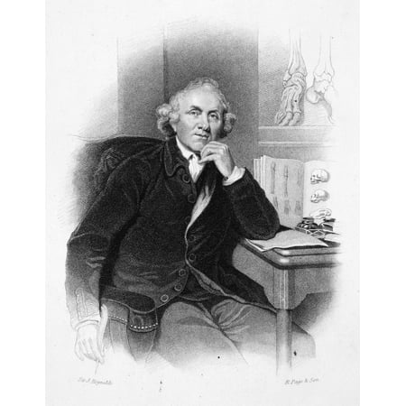 John Hunter (1728-1793). /Nscottish Surgeon And Anatomist. Stipple ...