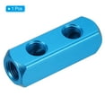 2 Way 5 Port Air Manifold, G1/4 Inch" Air Hose Inline Manifold Block ...