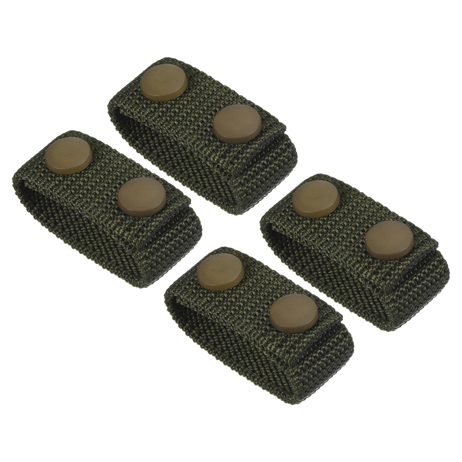 Uxcell Belt Keeper, Nylon Webbing Loop Holder with Double Snaps Belt ...