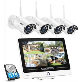 Arlo 720P HD Security Camera System VMS3430 - 4 Wire-Free Battery ...