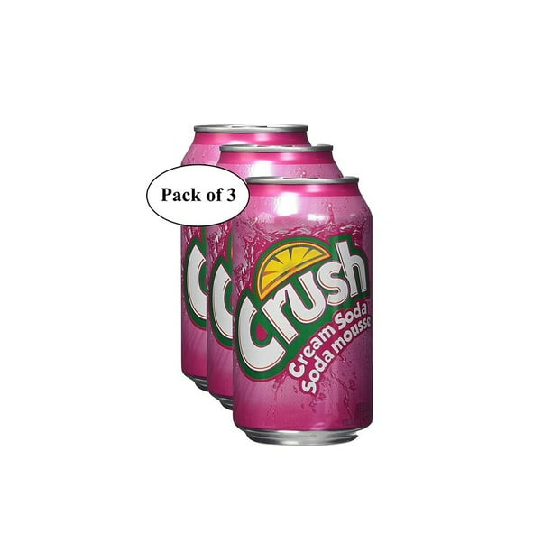 Crush Soda à la Crème 355ml Boisson Gazeuse_960466 (Pack de 3) - Walmart.ca