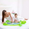 Gebra Sea Turtle Inflatable Tummy Time Mat, Waterproof Activity Toy for ...