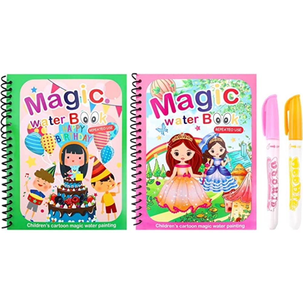 Chok Magic Water Coloring Book for Kids Toddlers Water Magic Books ...