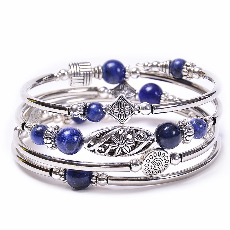 Women Jewelry Bracelets INBLUE Women,Mens Alloy Genuine Leather ...