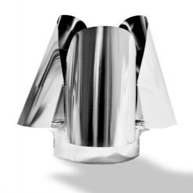 Dickinson Marine 18-095 5 in. Stainless Clover Leaf Smoke Cap - Walmart.com