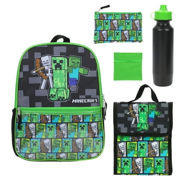 Minecraft Backpack with Detachable Lunch Box - Walmart.com