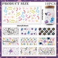 1Set PVC DIY Heat Transfer Paper for UV Sublimation Cup Musical Note ...