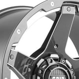 Grid OffRoad GD4 Custom Wheel for 17" x 9" inch Gloss Graphite with ...