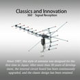 Five Star Outdoor HDTV Antenna Satellite HDTV Antenna, Range up to 110 ...