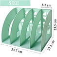 SAYEEC Large Plastic Magazine Holder, School Office Supplies, 4 ...