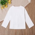 Bxsruta Chemise for Kids, Kids Clothes Girls 3/4 Sleeve Shirt Linen ...