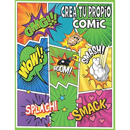 Crea Tu Propio Comic: 120 paginas variedad de plantillas en blanco para ...
