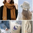 1 Set Non-Woven Water Soluble Embroidery Patterns Wash Away Embroidery ...