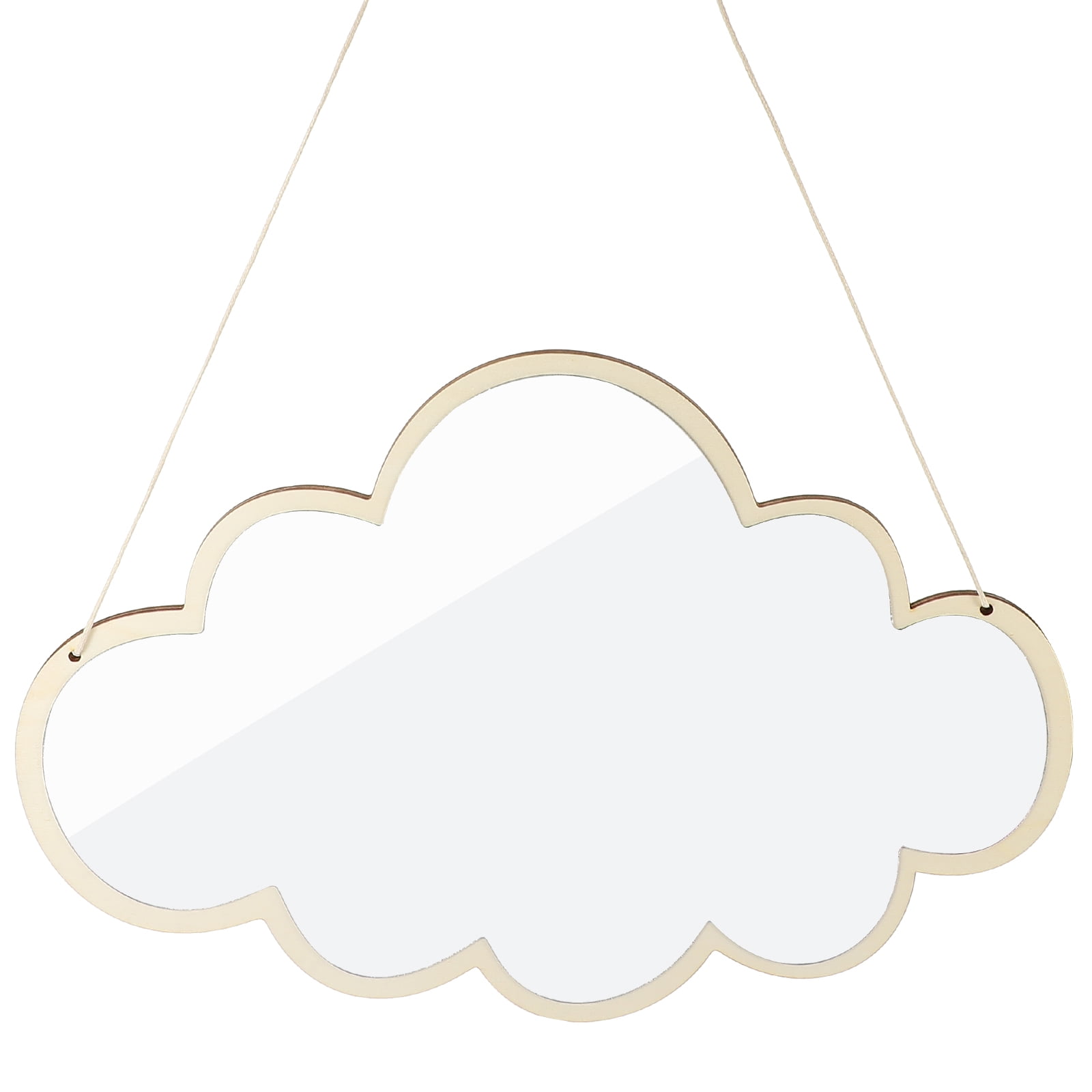 Click here for Aurarmlet Cloud Mirror Wooden Irregular Funky Mirr... prices