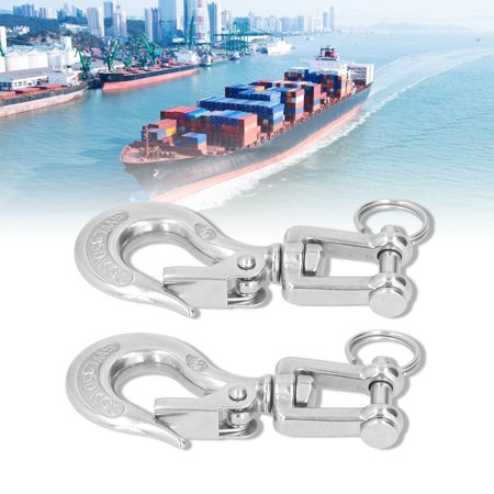 Slip Hook, Clevis Slip Hook, 304 Stainless Steel Clevis Hook with Latch ...