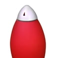 Acrylic Kids Table Lamp, 10.5-Inch Rocket Ship Design Red, Children's ...