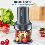 LINKChef Food Processor, 3 Cup Mini Chopper, 260W Grinder with ...
