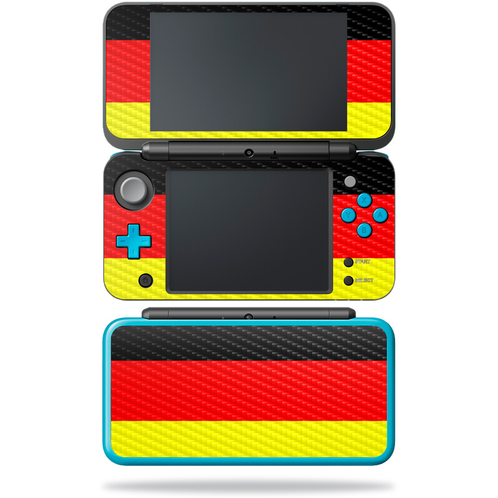 Carbon Fiber Skin Compatible With Nintendo New 2DS XL German Flag ...