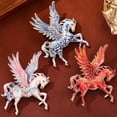 Delicate Mythical Flying Horse Corsage Pin Brooch Lightweight Wear ...