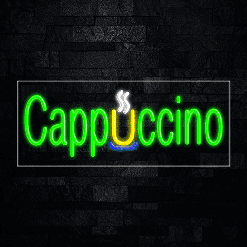 Cappuccino-LED Neon Sign 30"L x 12"H #30186 - Walmart.com