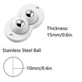 TOP-MAX 4Pcs Mini Self-adhesive Caster Table Conveyor Roller Wheels ...