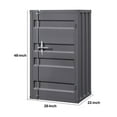 Acme Cargo Container Style Metal Chest with 1 Door, Multiple Colors ...