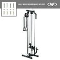 Valor Fitness LAT Pull Down Cable Machine - Wall Mount - 16 Adjustable ...