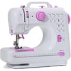 Michley Portable 16-Stitch Sewing Machine with Accessory Compartment ...