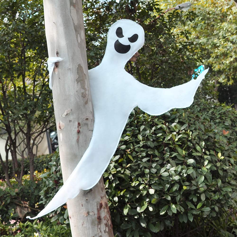 JOYIN 53” Halloween Bendable Tree Wrap Ghost Decoration for Halloween ...
