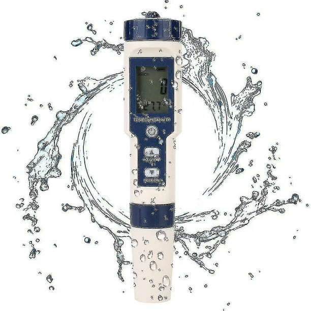 Probador de calidad del agua 5 en 1 Probador de calidad del agua multifuncional Digital Tds/ec ...