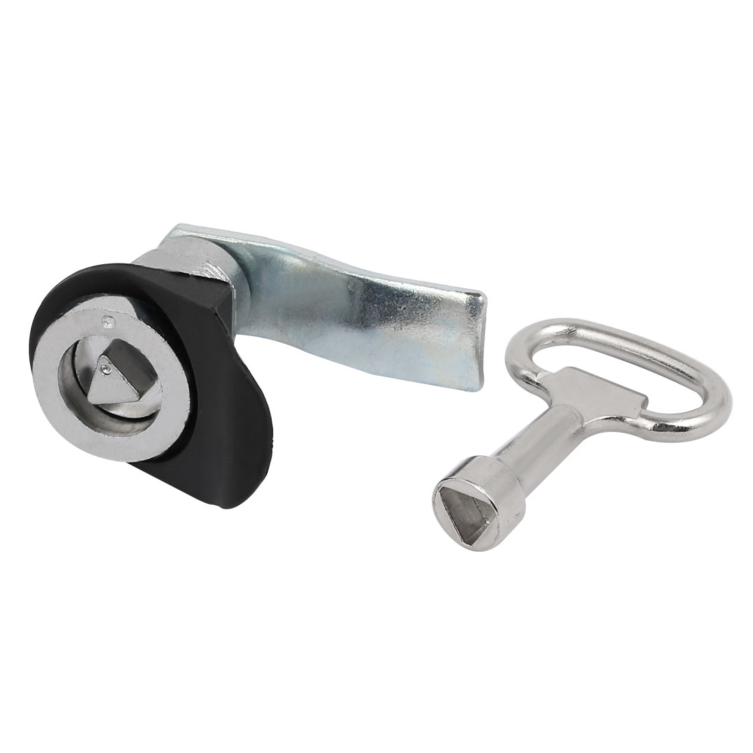 Cabinet 22mm Male Thread Triangle Insert Panel Mount Security Lock w ...