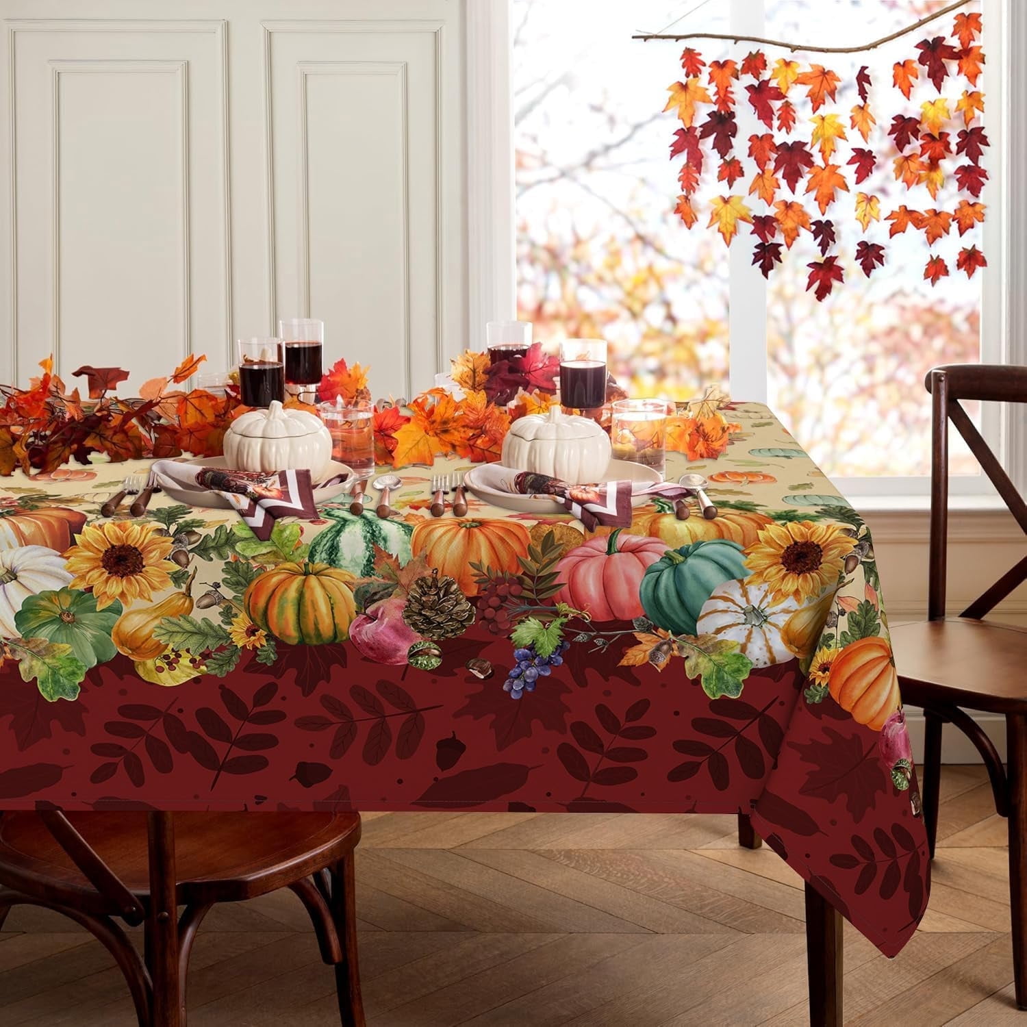 Click here for Ijmhzyeu Fall Tablecloth  Fall Tablecloths For Rec... prices