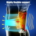 Adjustable Neoprene Double Pull Lumbar Support Lower Brace Pain Relief ...
