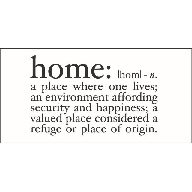 Home Definition Vinyl Decal - Large - Walmart.com