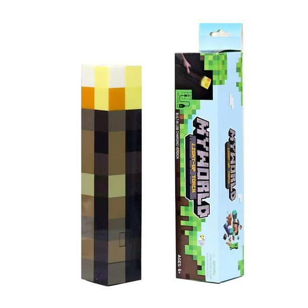 Minecraft Antorcha Luz Juego Periférico Pixel Estilo Control Remoto ...