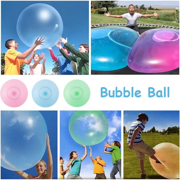 Bola de burbujas Bola de burbujas de agua inflable TPR Soft Rubbe Bola ...