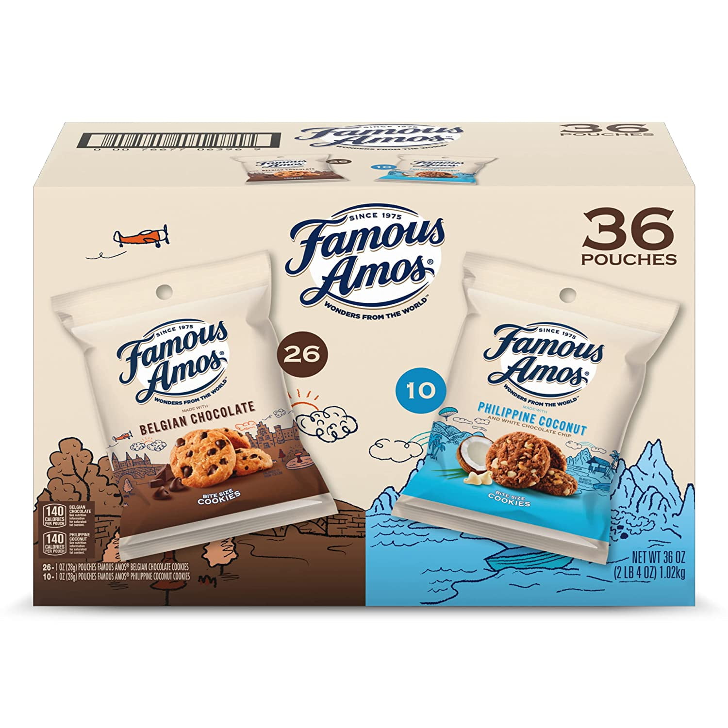 Famous Amos Wonders of the World Belgian Chocolate Nepal | Ubuy