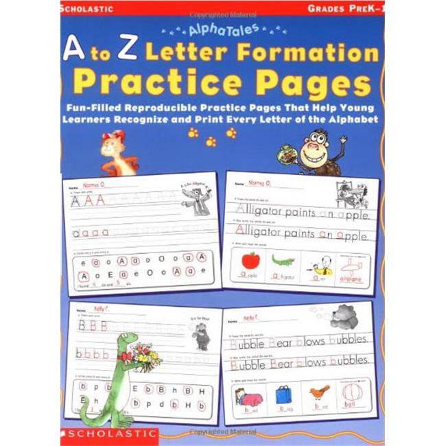 Scholastic 978-0-439-33151-7 AlphaTales - A to Z Letter Formation ...