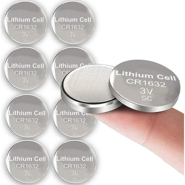 LiCB 10 Pack CR1632 3V Lithium Battery CR 1632 Button Coin Cell - Walmart.com