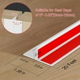 T-Shaped Seal Strip for Door & , 20Ft Weatherproof Draft Stopper, Gap ...