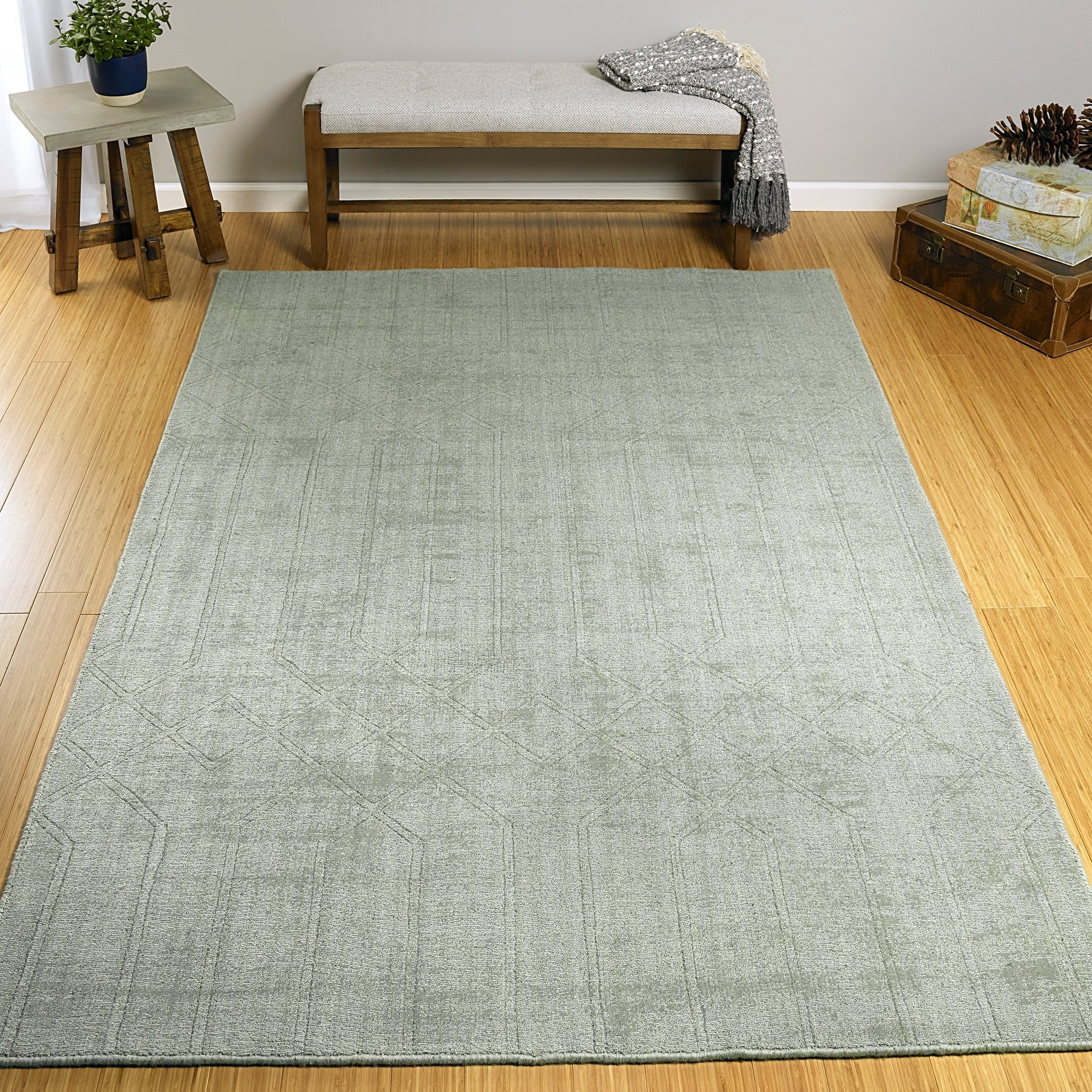 Bombay Home Hand-Loomed Polyester Moravec Rug - Walmart.com